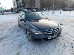 Grey Mercedes-Benz E 300 2014 in Kaunas, with an engine capacity of 2.15 L and mileage of 220 thousand km for 4350 €, photo 3 on AUTOMOTO.COM.LV