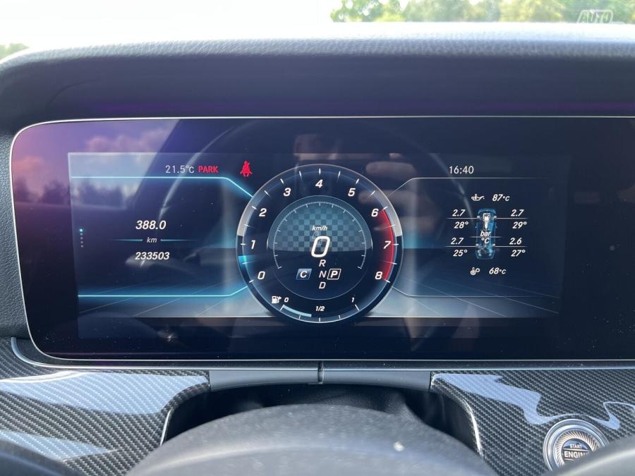 Grey Mercedes-Benz E 300 2017 in Kaunas, with an engine capacity of 2.00 L and mileage of 233 thousand km for 23500 €, photo 21 on AUTOMOTO.COM.LV