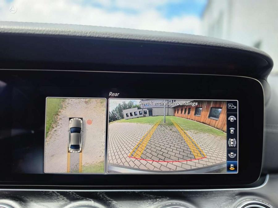 Grey Mercedes-Benz E 300 2019 in Taurage, with an engine capacity of 1.95 L and mileage of 283 thousand km for 20900 €, photo 27 on AUTOMOTO.COM.LV
