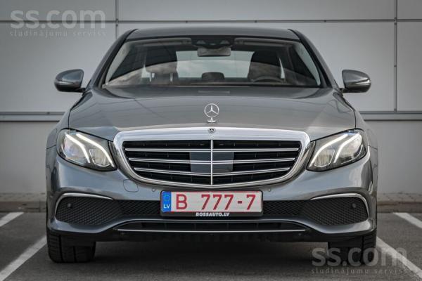 Grey Mercedes-Benz E 300 2020 in Riga, with an engine capacity of 2.00 L and mileage of 242 thousand km for 18950 €, photo 2 on AUTOMOTO.COM.LV
