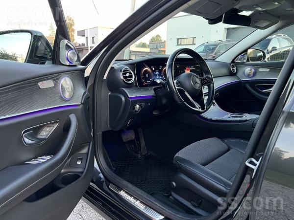 Grey Mercedes-Benz E 300 2022 in Valka, with an engine capacity of 2.00 L and mileage of 187 thousand km for 26690 €, photo 10 on AUTOMOTO.COM.LV