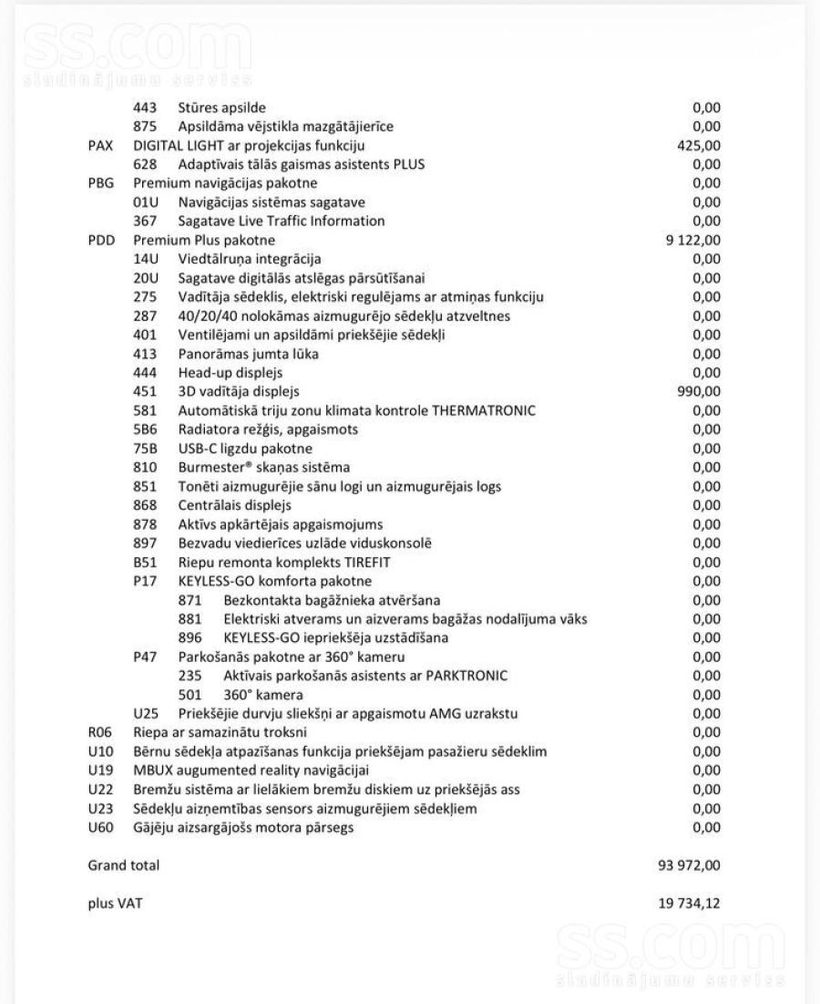 Серый Мерседес Е 300 2024 в Рига, объемом двигателя 2.00 л и пробегом 22 тыс. км за 75000 €, фото 11 на AUTOMOTO.COM.LV