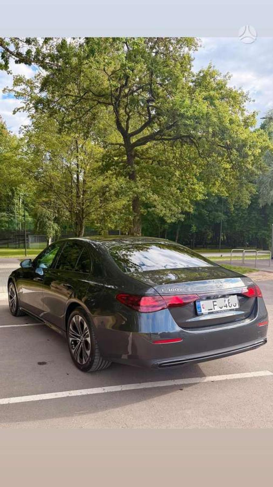 Grey Mercedes-Benz E 300 2025 in Kaunas, with an engine capacity of 2.00 L and mileage of 3 thousand km for 59230 €, photo 1 on AUTOMOTO.COM.LV