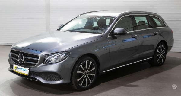 Pelēks Mercedes-Benz E 300 2019 Viļņa, ar dzinēja tilpumu 1.95 L un nobraukumu 94 tūkst. km par 21900 €, foto 1 vietnē AUTOMOTO.COM.LV