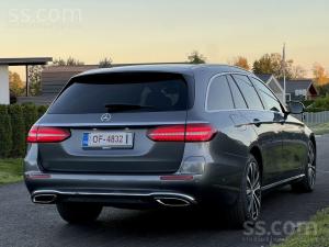 Grey Mercedes-Benz E 300 2020 in Valka, with an engine capacity of 2.00 L and mileage of 195 thousand km for 20500 €, photo 4 on AUTOMOTO.COM.LV