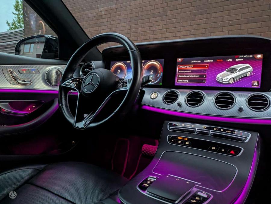 Pelēks Mercedes-Benz E 300 2021 Šauļi, ar dzinēja tilpumu 1.95 L un nobraukumu 158 tūkst. km par 28900 €, foto 7 vietnē AUTOMOTO.COM.LV