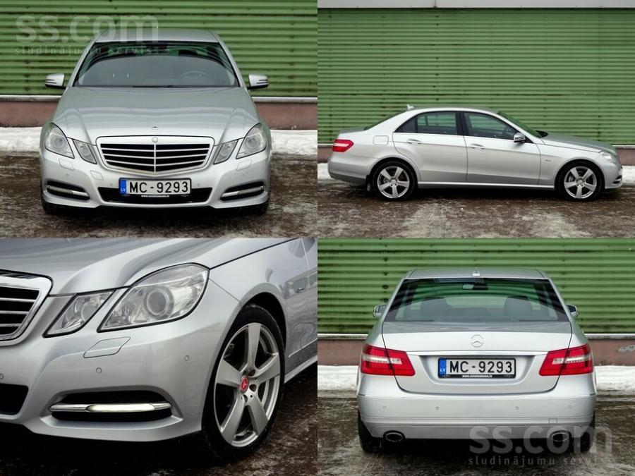 Mercedes-Benz E 300 2010 in Riga, with an engine capacity of 3.00 L and mileage of 233 thousand km for 9900 €, photo 11 on AUTOMOTO.COM.LV