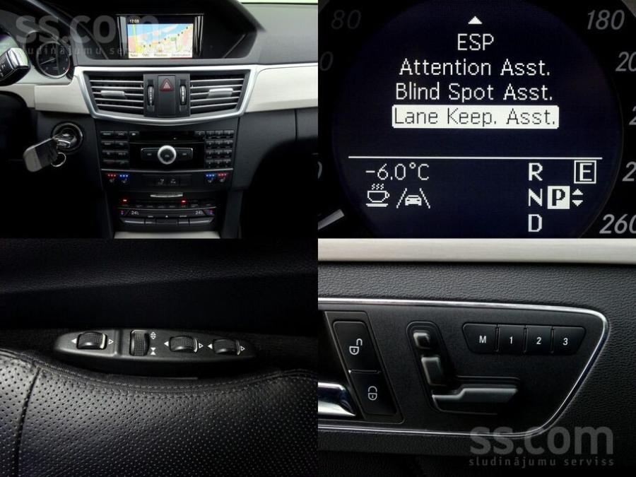 Mercedes-Benz E 300 2010 Rīga, ar dzinēja tilpumu 3.00 L un nobraukumu 233 tūkst. km par 9100 €, foto 14 vietnē AUTOMOTO.COM.LV
