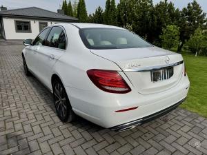 White Mercedes-Benz E 300 2019 in Kaunas, with an engine capacity of 1.99 L and mileage of 81 thousand km for 14950 €, photo 9 on AUTOMOTO.COM.LV