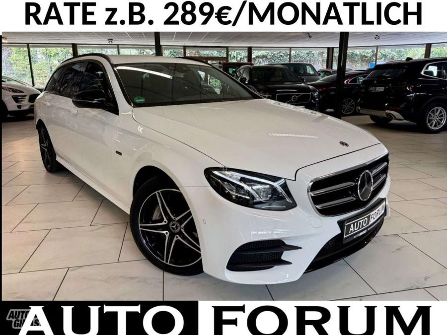 White Mercedes-Benz E 300 2019 in Kaunas, with an engine capacity of 2.00 L and mileage of 96 thousand km for 31660 €, photo 1 on AUTOMOTO.COM.LV