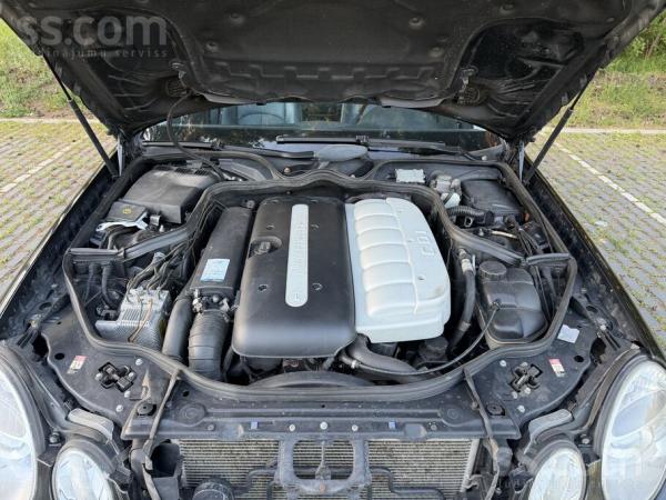 Black Mercedes-Benz E 320 2003 in Jurmala, with an engine capacity of 3.20 L and mileage of 397 thousand km for 1500 €, photo 5 on AUTOMOTO.COM.LV