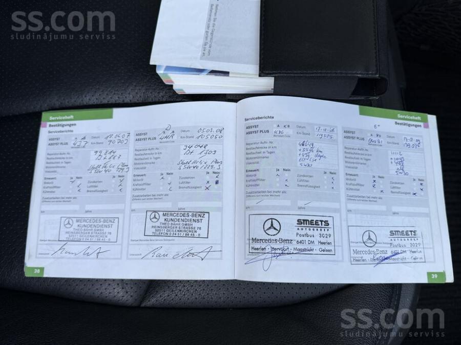 Black Mercedes-Benz E 320 2003 in Jurmala, with an engine capacity of 3.20 L and mileage of 397 thousand km for 1500 €, photo 30 on AUTOMOTO.COM.LV