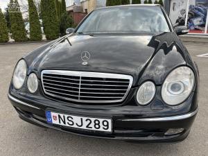 Black Mercedes-Benz E 320 2004 in Alytus, with an engine capacity of 3.20 L and mileage of 340 thousand km for 3650 €, photo 15 on AUTOMOTO.COM.LV