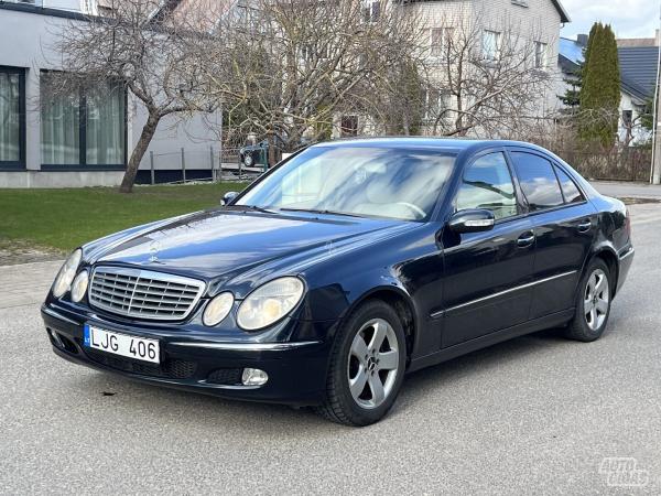 Melns Mercedes-Benz E 320 2004 Klaipėda, ar dzinēja tilpumu 3.20 L un nobraukumu 400 tūkst. km par 1650 €, foto 1 vietnē AUTOMOTO.COM.LV