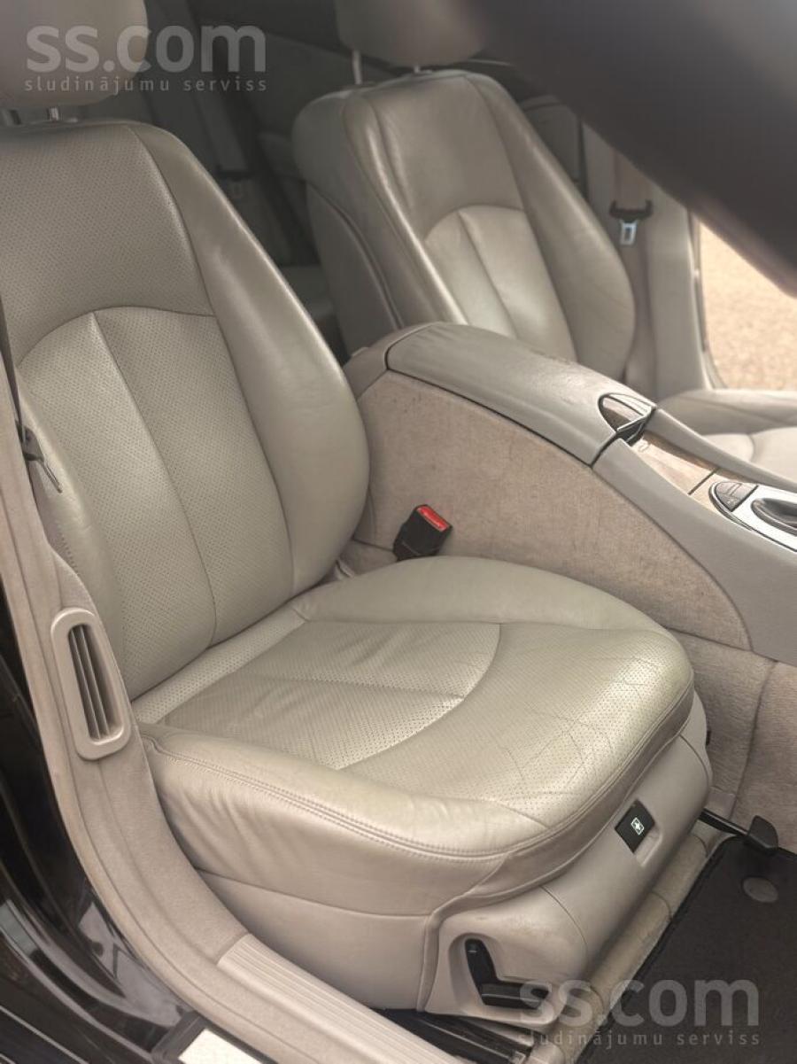 Black Mercedes-Benz E 320 2004 in Telschi, with an engine capacity of 3.20 L and mileage of 320 thousand km for 3500 €, photo 12 on AUTOMOTO.COM.LV