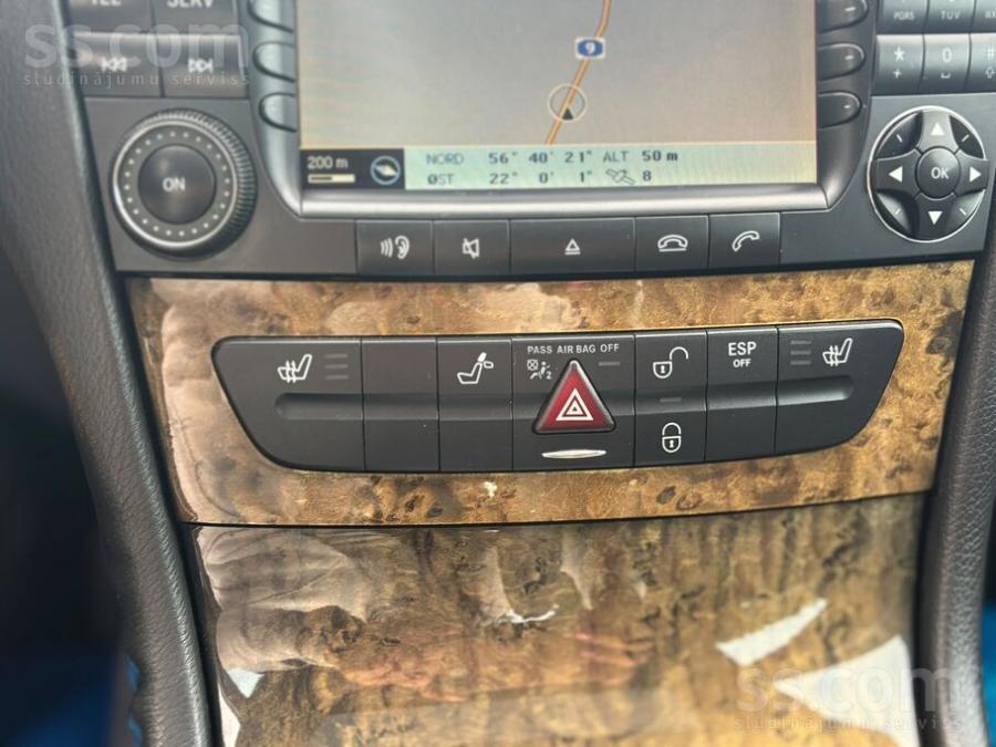 Black Mercedes-Benz E 320 2005 in Kuldiga, with an engine capacity of 3.00 L and mileage of 534 thousand km for 3990 €, photo 19 on AUTOMOTO.COM.LV