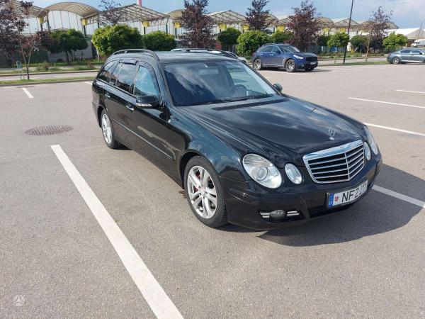 Black Mercedes-Benz E 320 2007 in Vilnius, with an engine capacity of 3.20 L and mileage of 340 thousand km for 3400 €, photo 1 on AUTOMOTO.COM.LV