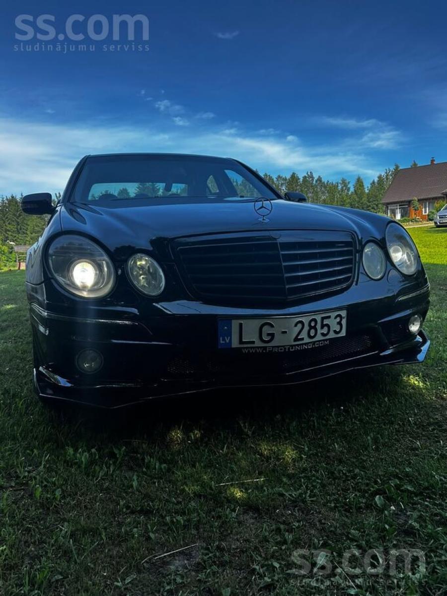 Melns Mercedes-Benz E 320 2008 Rēzekne, ar dzinēja tilpumu 3.00 L un nobraukumu 411 tūkst. km par 3500 €, foto 1 vietnē AUTOMOTO.COM.LV
