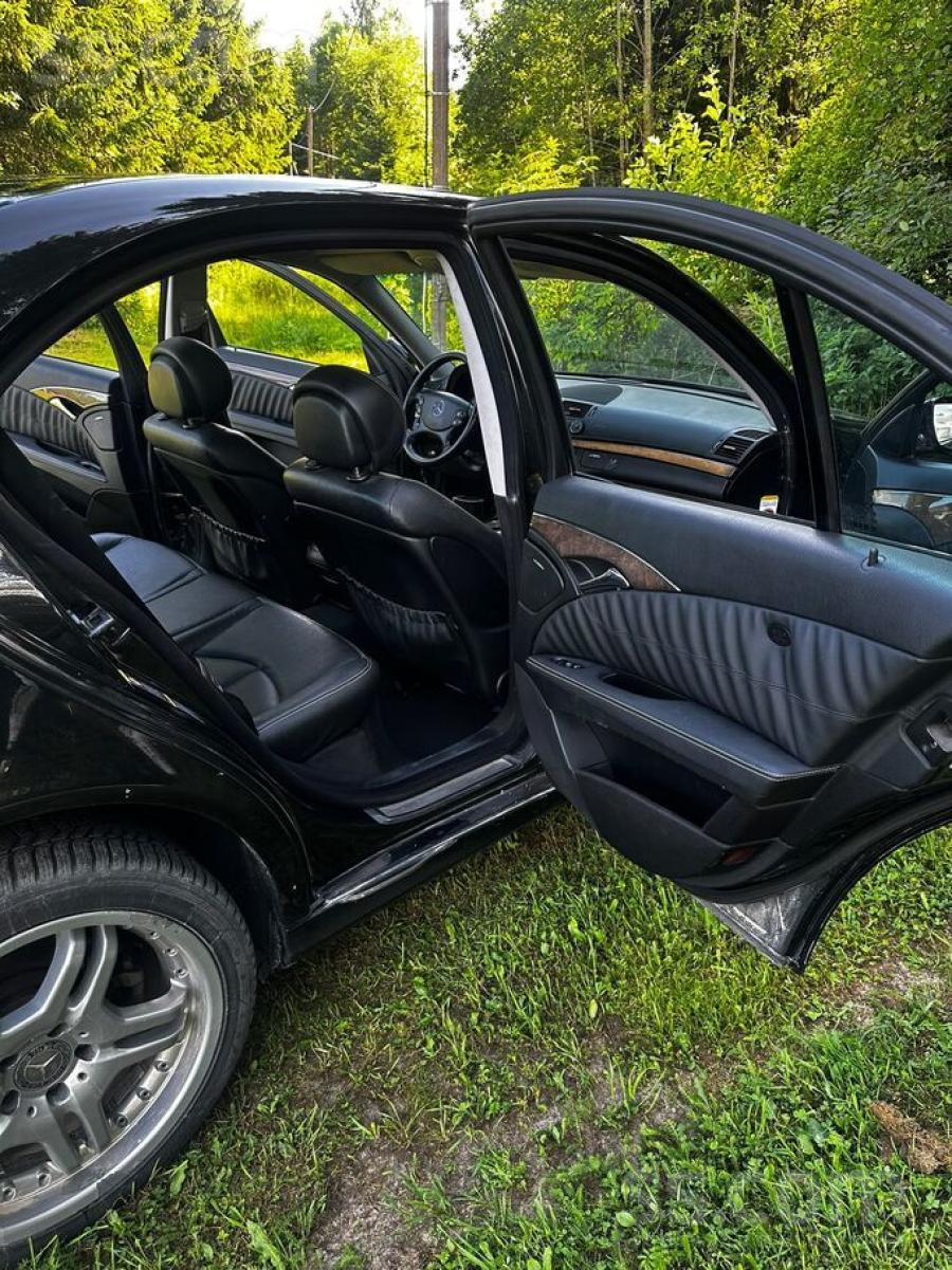 Melns Mercedes-Benz E 320 2008 Rēzekne, ar dzinēja tilpumu 3.00 L un nobraukumu 411 tūkst. km par 3500 €, foto 6 vietnē AUTOMOTO.COM.LV