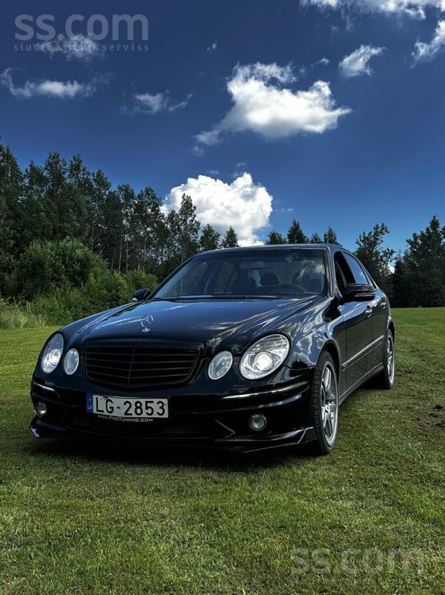 Melns Mercedes-Benz E 320 2008 Rēzekne, ar dzinēja tilpumu 3.00 L un nobraukumu 411 tūkst. km par 4500 €, foto 1 vietnē AUTOMOTO.COM.LV
