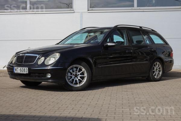 Black Mercedes-Benz E 320 2004 in Riga, with an engine capacity of 3.20 L and mileage of 0 thousand km for 2295 €, photo 1 on AUTOMOTO.COM.LV