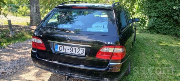 Black Mercedes-Benz E 320 2004 in Riga, with an engine capacity of 3.20 L and mileage of 411 thousand km for 2500 €, photo 4 on AUTOMOTO.COM.LV