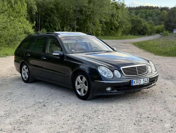 Melns Mercedes-Benz E 320 2004 Viļņa, ar dzinēja tilpumu 3.22 L un nobraukumu 279 tūkst. km par 1950 €, foto 1 vietnē AUTOMOTO.COM.LV