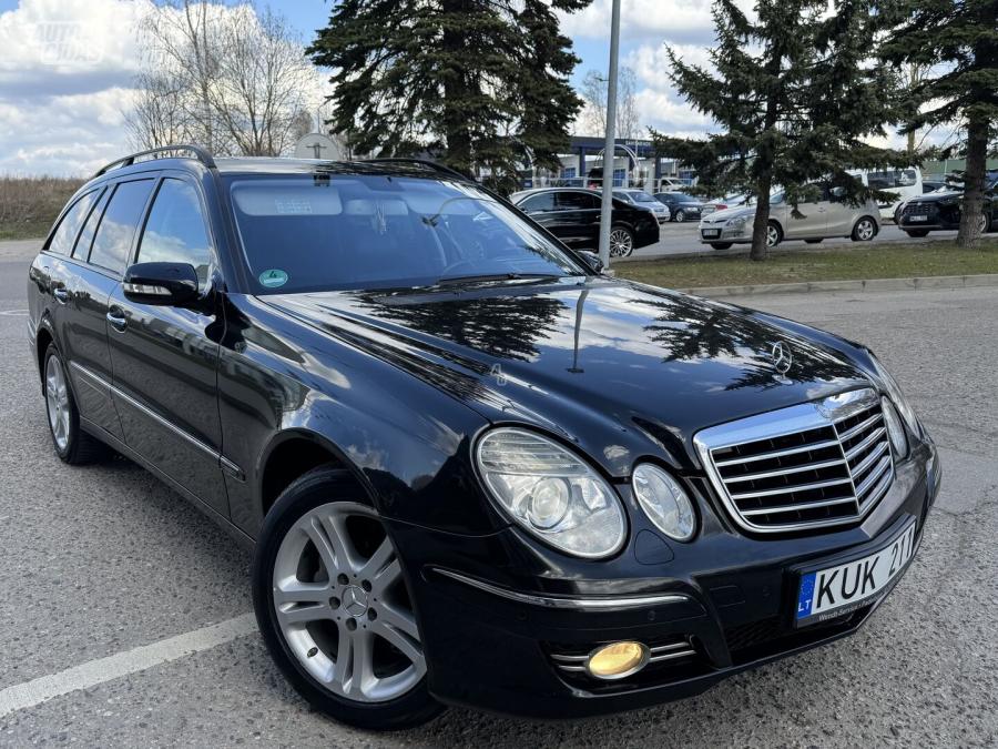 Black Mercedes-Benz E 320 2008 in Kaunas, with an engine capacity of 3.00 L and mileage of 359 thousand km for 2000 €, photo 12 on AUTOMOTO.COM.LV