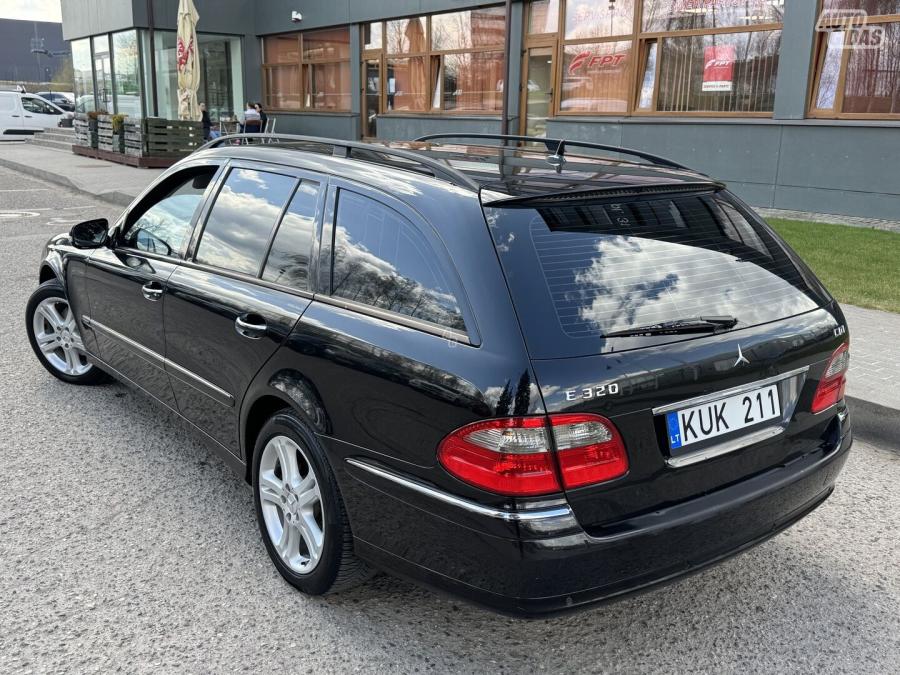 Black Mercedes-Benz E 320 2008 in Kaunas, with an engine capacity of 3.00 L and mileage of 359 thousand km for 2000 €, photo 13 on AUTOMOTO.COM.LV