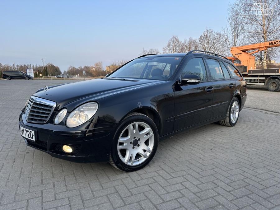 Black Mercedes-Benz E 320 2008 in Marijampole, with an engine capacity of 3.00 L and mileage of 335 thousand km for 4100 €, photo 1 on AUTOMOTO.COM.LV