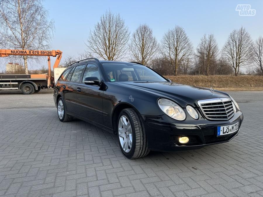 Black Mercedes-Benz E 320 2008 in Marijampole, with an engine capacity of 3.00 L and mileage of 335 thousand km for 4100 €, photo 5 on AUTOMOTO.COM.LV