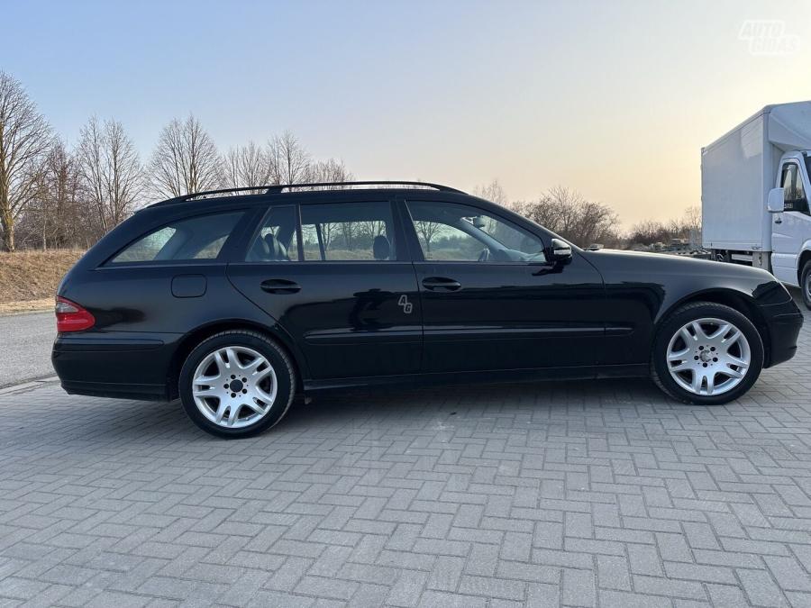 Black Mercedes-Benz E 320 2008 in Marijampole, with an engine capacity of 3.00 L and mileage of 335 thousand km for 4100 €, photo 6 on AUTOMOTO.COM.LV