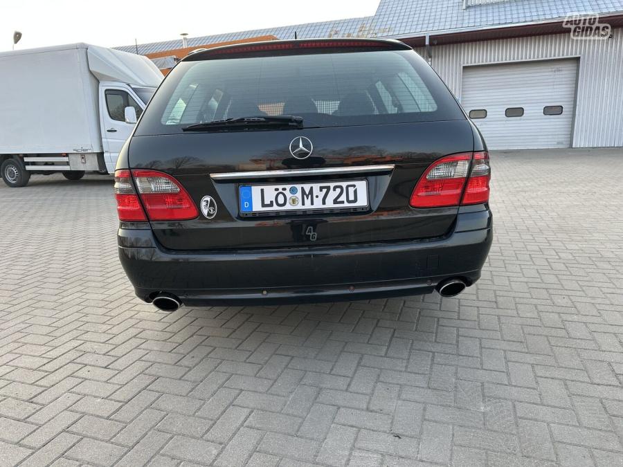 Black Mercedes-Benz E 320 2008 in Marijampole, with an engine capacity of 3.00 L and mileage of 335 thousand km for 4100 €, photo 8 on AUTOMOTO.COM.LV