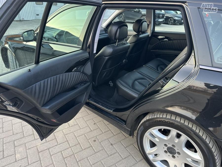 Black Mercedes-Benz E 320 2008 in Marijampole, with an engine capacity of 3.00 L and mileage of 335 thousand km for 4100 €, photo 15 on AUTOMOTO.COM.LV