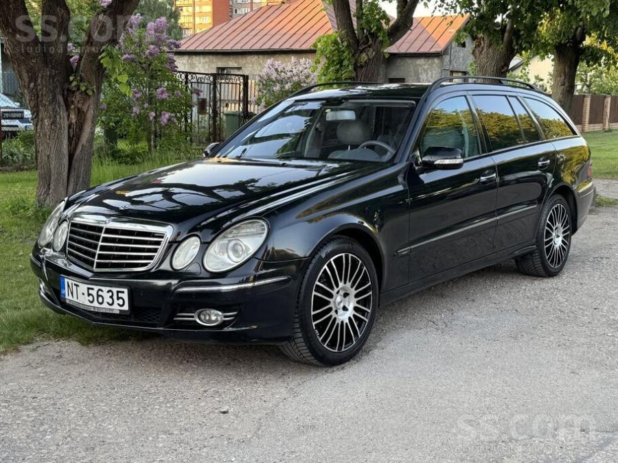 Black Mercedes-Benz E 320 2009 in Riga, with an engine capacity of 3.00 L and mileage of 330 thousand km for 3000 €, photo 1 on AUTOMOTO.COM.LV