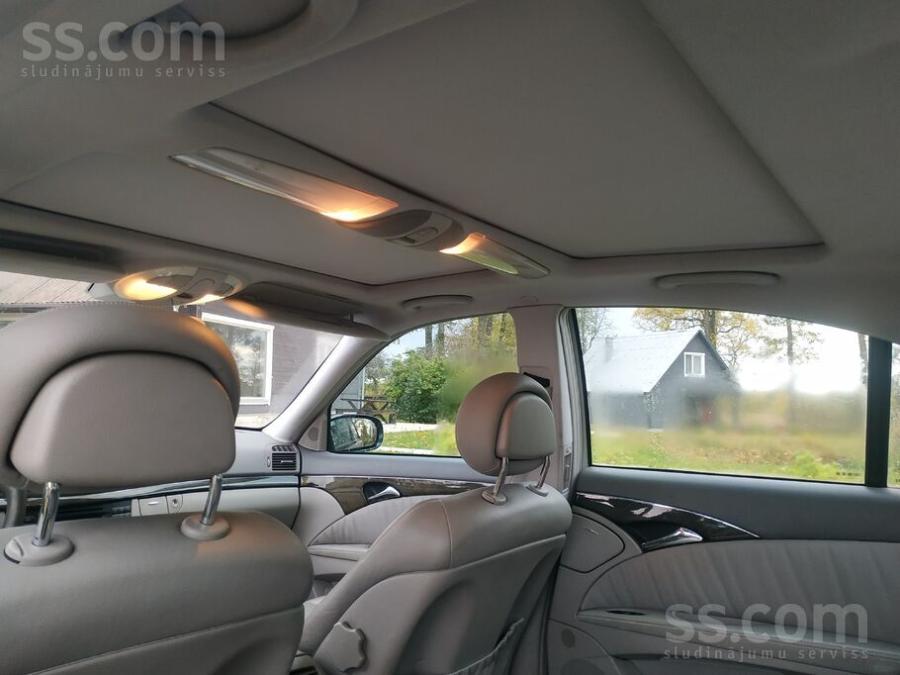Zils Mercedes-Benz E 320 2002 Alūksne, ar dzinēja tilpumu 3.20 L un nobraukumu 334 tūkst. km par 1300 €, foto 7 vietnē AUTOMOTO.COM.LV