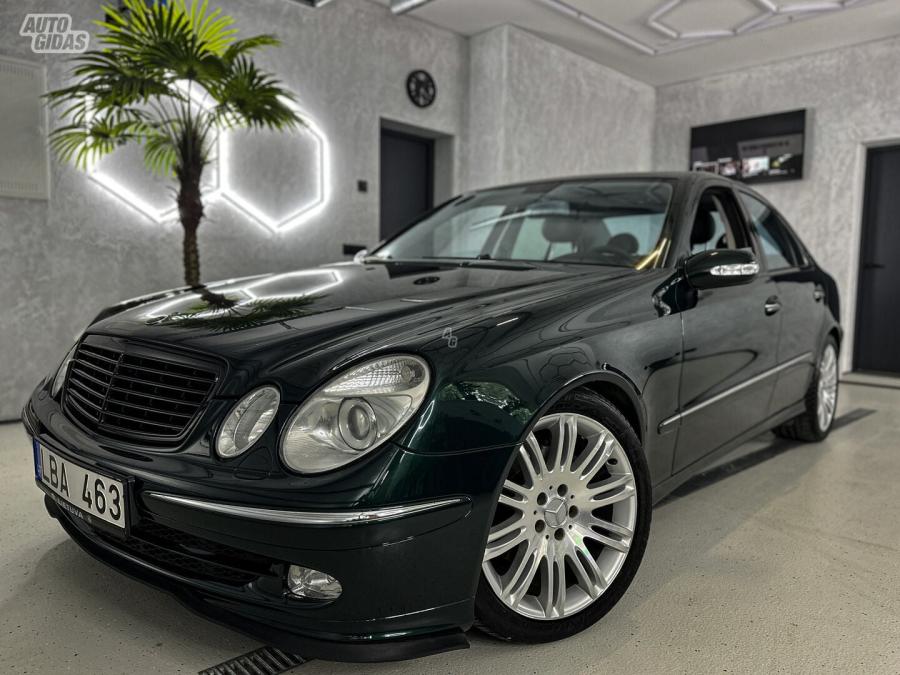 Зеленый Мерседес Е 320 2004 в Каунас, объемом двигателя 3.20 л и пробегом 320 тыс. км за 4650 €, фото 12 на AUTOMOTO.COM.LV