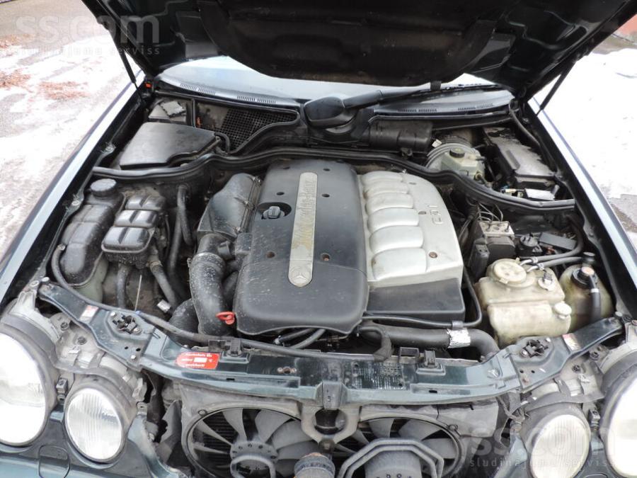 Green Mercedes-Benz E 320 2001 in Riga, with an engine capacity of 3.20 L and mileage of 420 thousand km for 1600 €, photo 10 on AUTOMOTO.COM.LV