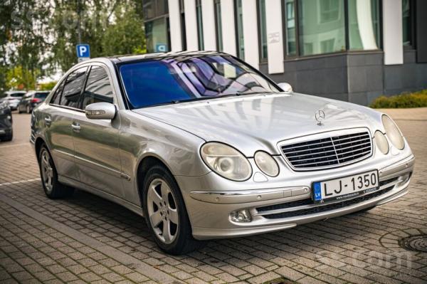 Grey Mercedes-Benz E 320 2003 in Riga, with an engine capacity of 3.20 L and mileage of 0 thousand km for 1490 €, photo 3 on AUTOMOTO.COM.LV