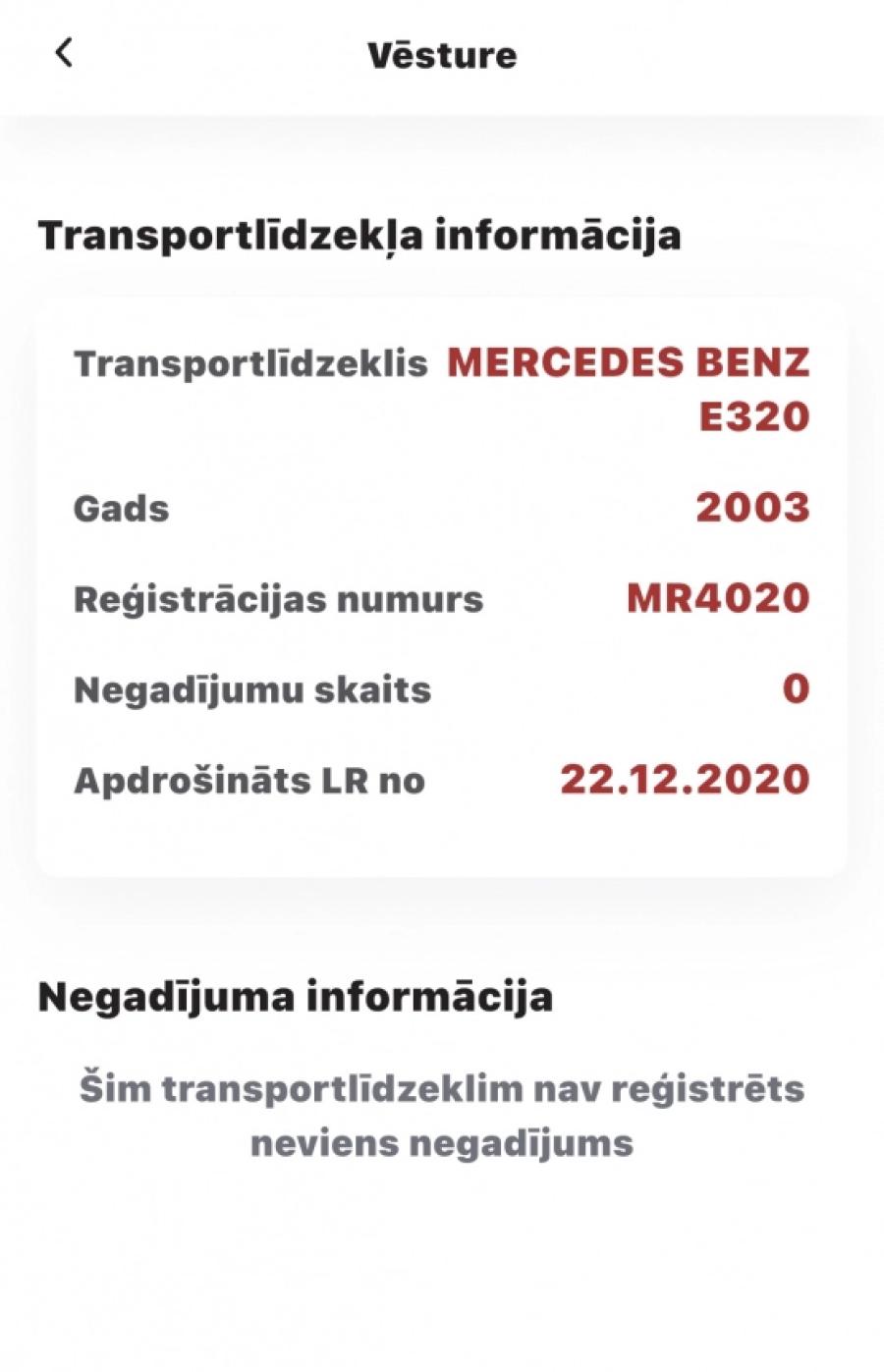 Pelēks Mercedes-Benz E 320 2003 Rīga, ar dzinēja tilpumu 3.20 L un nobraukumu 295 tūkst. km par 3300 €, foto 23 vietnē AUTOMOTO.COM.LV