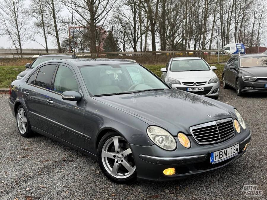Pelēks Mercedes-Benz E 320 2005 Kauņa, ar dzinēja tilpumu 3.20 L un nobraukumu 563 tūkst. km par 2250 €, foto 3 vietnē AUTOMOTO.COM.LV