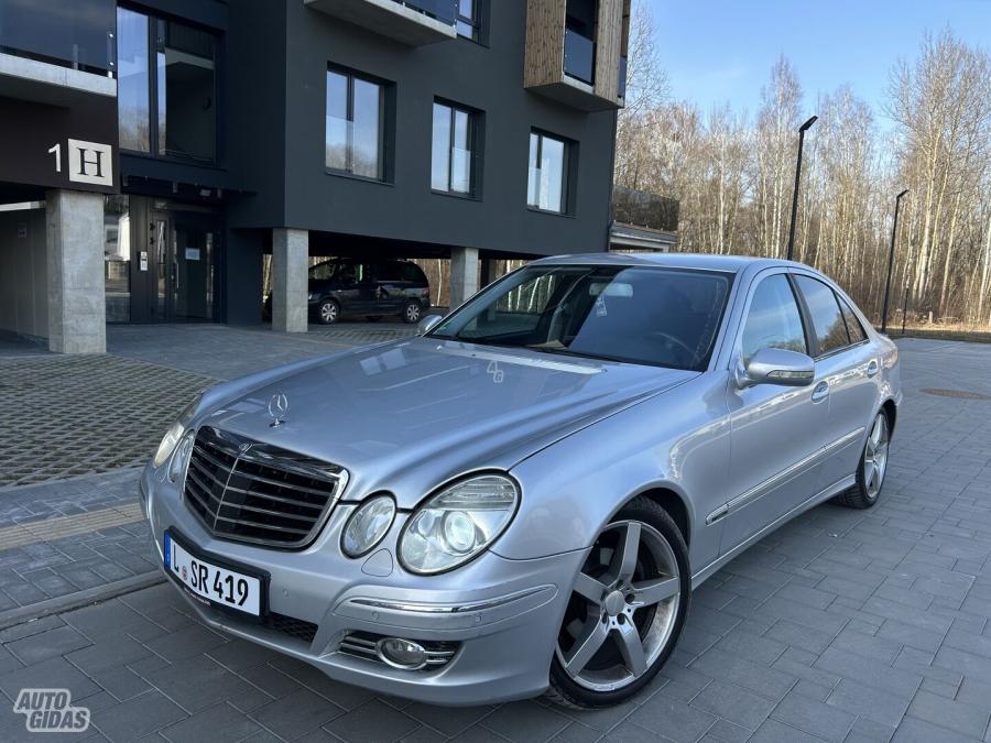 Grey Mercedes-Benz E 320 2007 in Kaunas, with an engine capacity of 3.00 L and mileage of 255 thousand km for 4750 €, photo 9 on AUTOMOTO.COM.LV