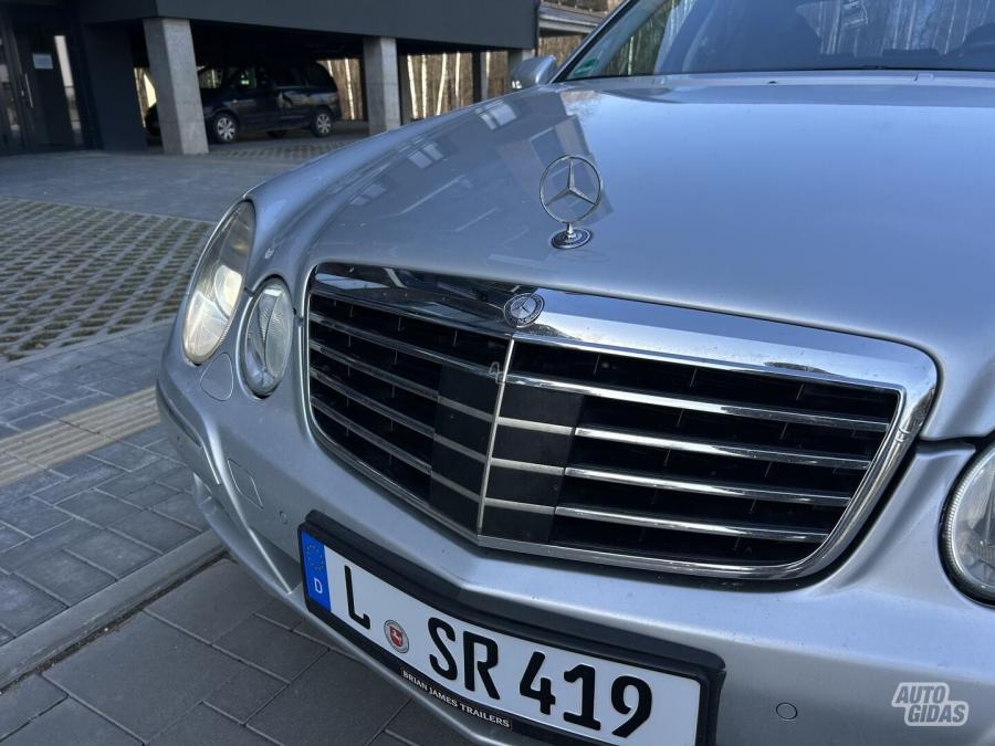 Grey Mercedes-Benz E 320 2007 in Kaunas, with an engine capacity of 3.00 L and mileage of 255 thousand km for 4750 €, photo 11 on AUTOMOTO.COM.LV
