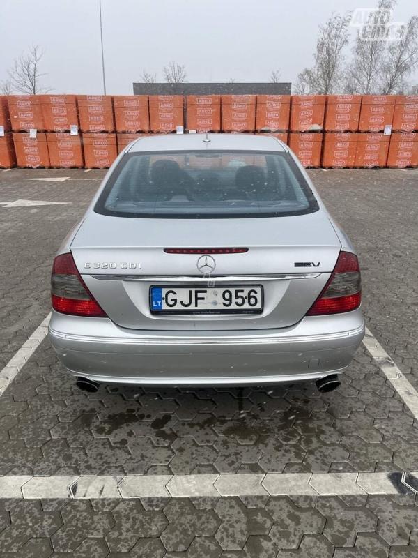 Grey Mercedes-Benz E 320 2007 in Telschi, with an engine capacity of 3.00 L and mileage of 527 thousand km for 3500 €, photo 9 on AUTOMOTO.COM.LV