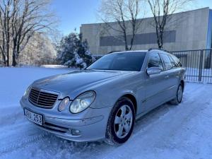 Pelēks Mercedes-Benz E 320 2004 Viļņa, ar dzinēja tilpumu 3.22 L un nobraukumu 385 tūkst. km par 2200 €, foto  vietnē AUTOMOTO.COM.LV