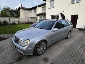 Grey Mercedes-Benz E 320 2006 in Kaunas, with an engine capacity of 2.97 L and mileage of 406 thousand km for 3500 €, photo 8 on AUTOMOTO.COM.LV