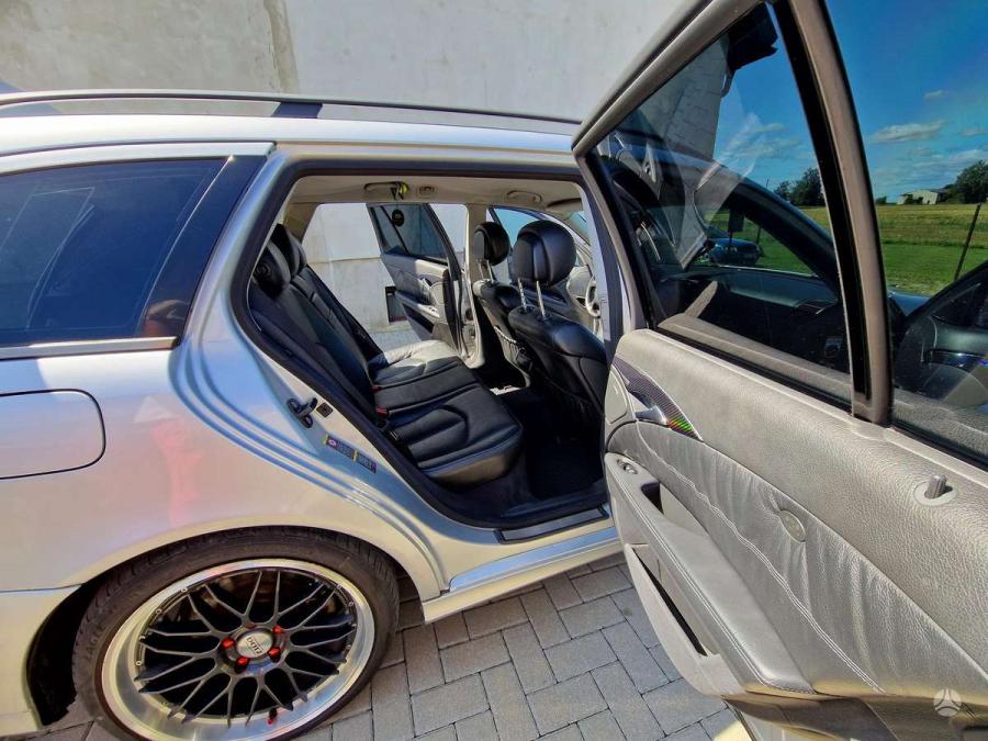 Grey Mercedes-Benz E 320 2006 in Klaipeda, with an engine capacity of 2.99 L and mileage of 373 thousand km for 4490 €, photo 36 on AUTOMOTO.COM.LV