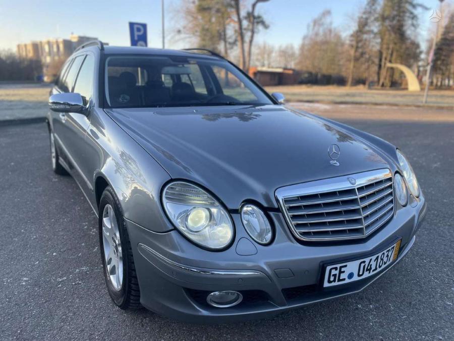 Pelēks Mercedes-Benz E 320 2007 Alīta, ar dzinēja tilpumu 2.99 L un nobraukumu 350 tūkst. km par 4900 €, foto 3 vietnē AUTOMOTO.COM.LV