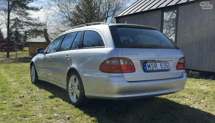 Pelēks Mercedes-Benz E 320 2007 Viļņa, ar dzinēja tilpumu 3.00 L un nobraukumu 350 tūkst. km par 4200 €, foto 5 vietnē AUTOMOTO.COM.LV