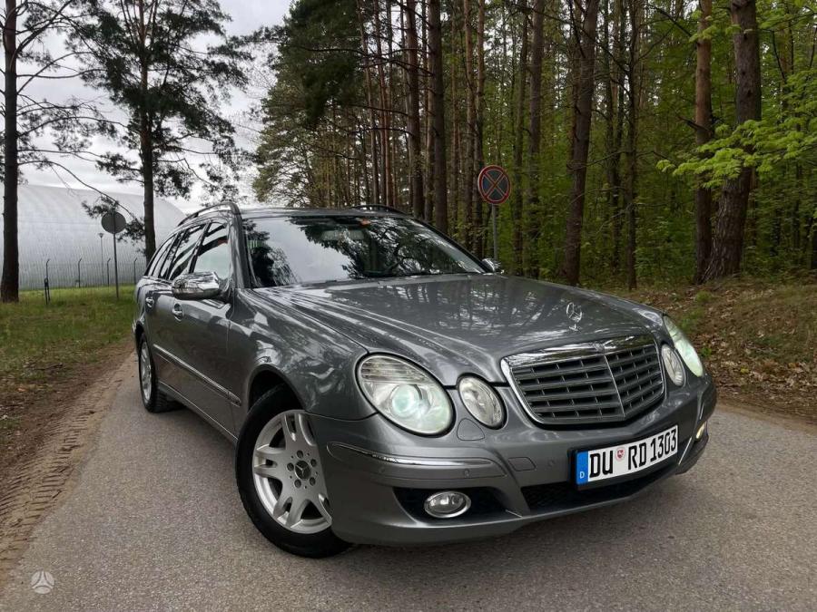 Grey Mercedes-Benz E 320 2007 in Alytus, with an engine capacity of 3.20 L and mileage of 359 thousand km for 3300 €, photo 10 on AUTOMOTO.COM.LV